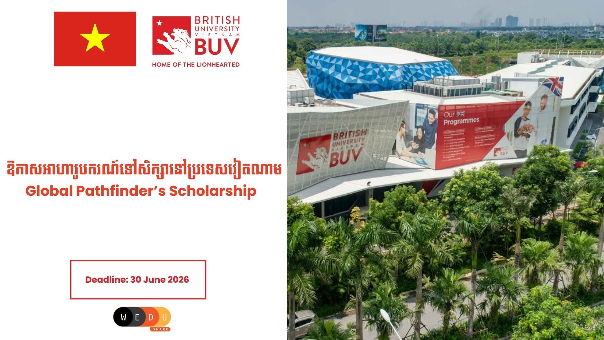 Global Pathfinder's Scholarship | WEduShare