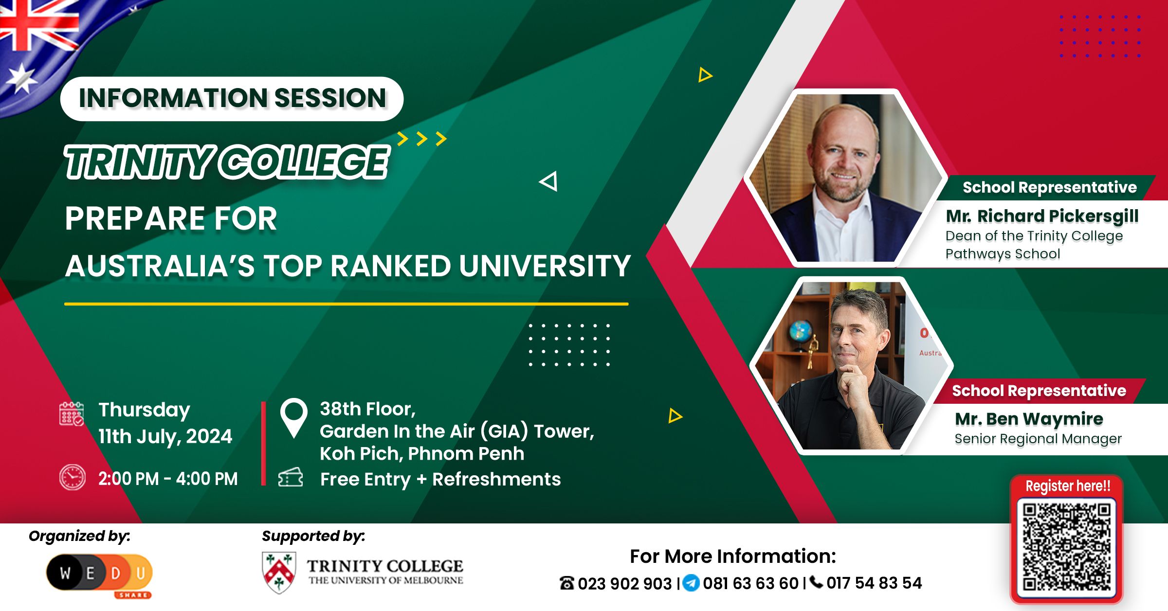 [Workshop] | Trinity College Prepare for Australia Top Rank University ...
