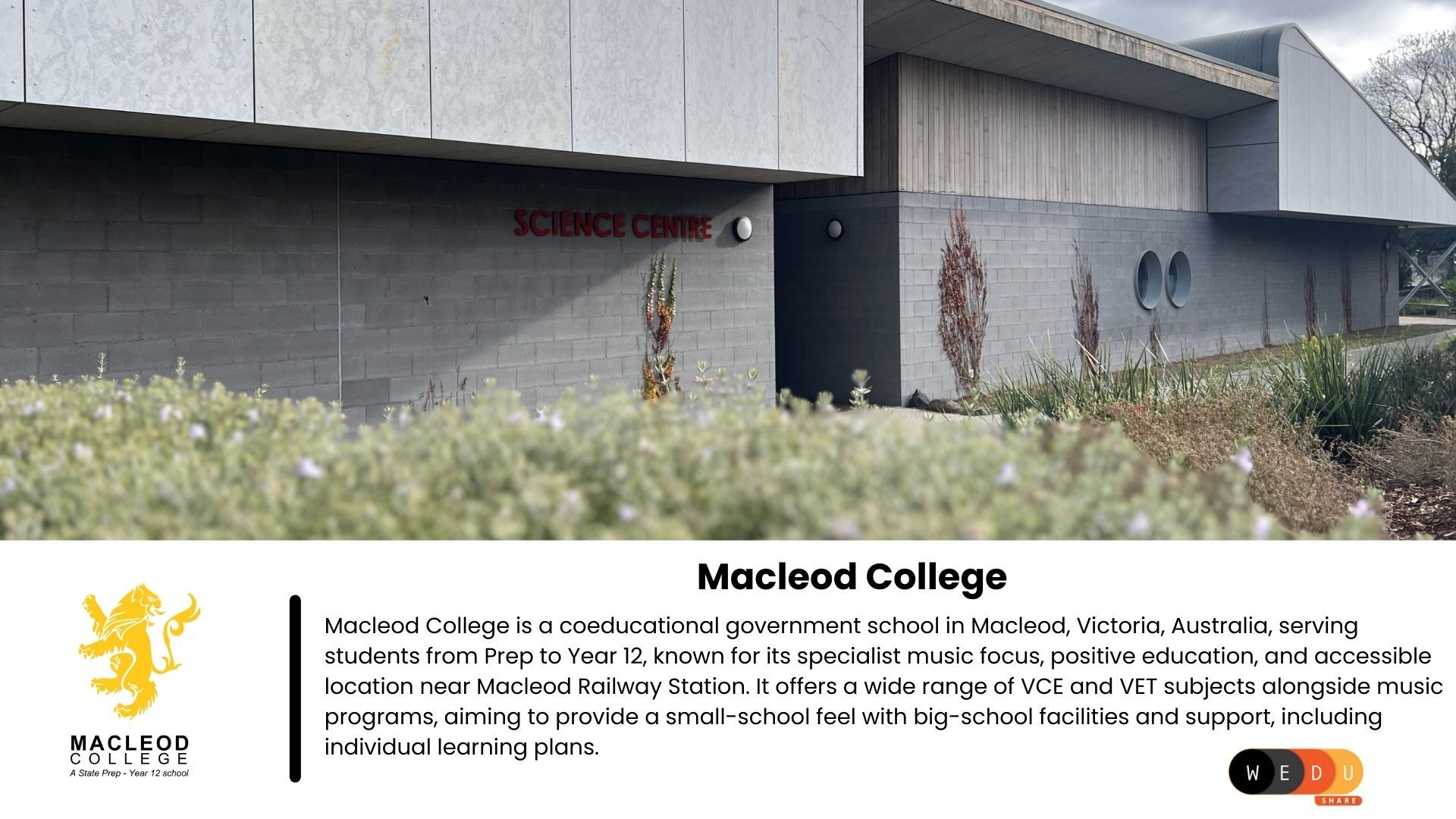 Macleod College | WEduShare