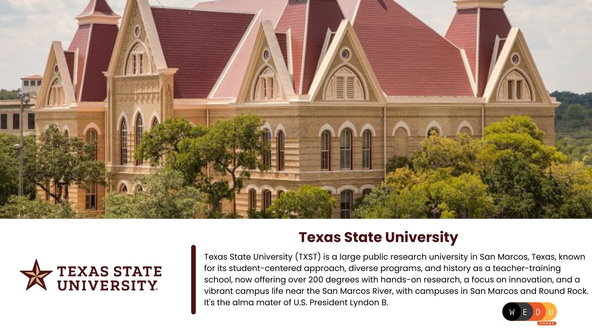 Texas State University | WEduShare