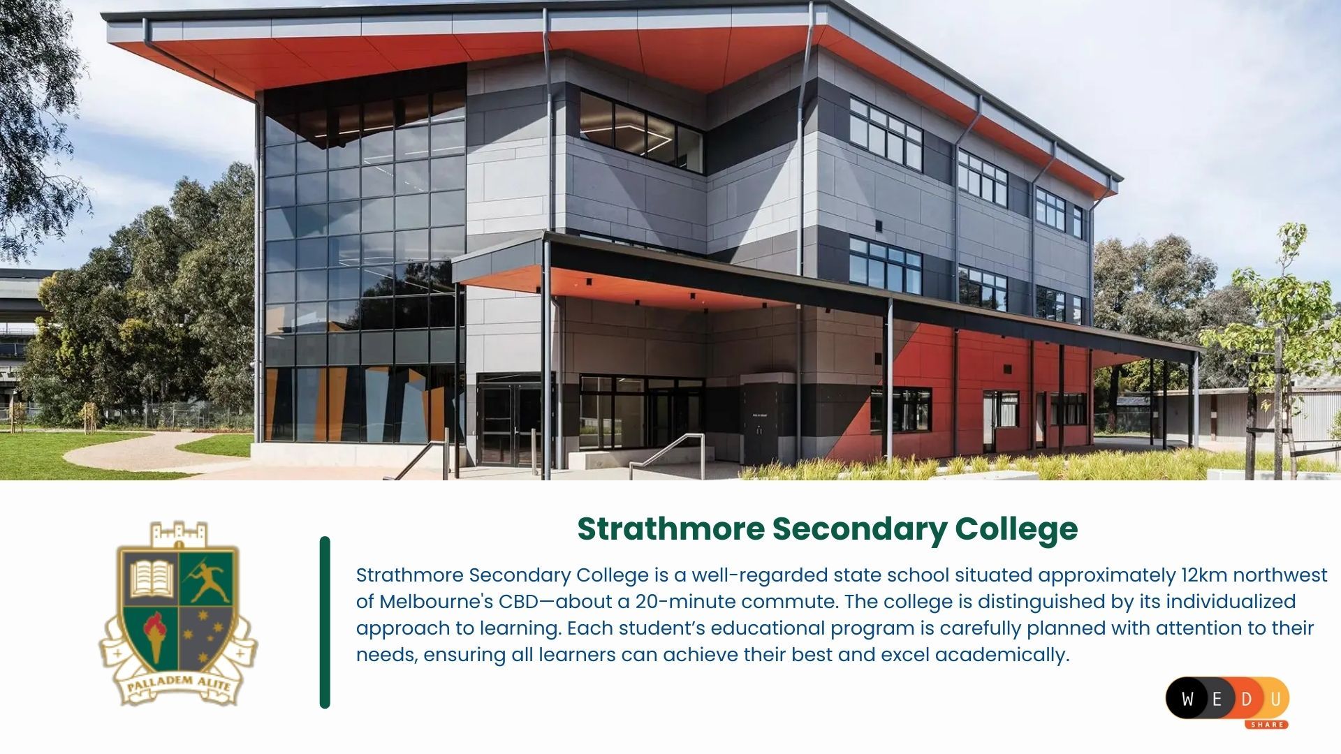 Strathmore Secondary College | WEduShare