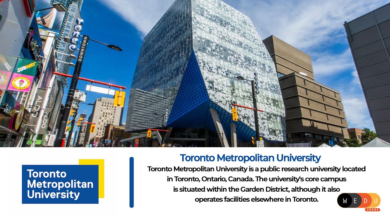 Toronto Metropolitan University | WEduShare